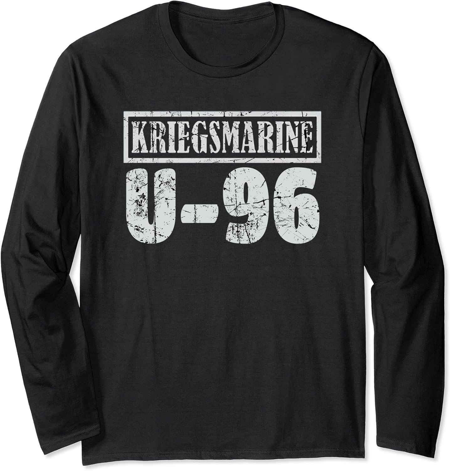 WW2 German U-96 Submarine 9th U-boat Flotillia Kriegsmarine Long Sleeve T-Shirt : Amazon.co.uk ...